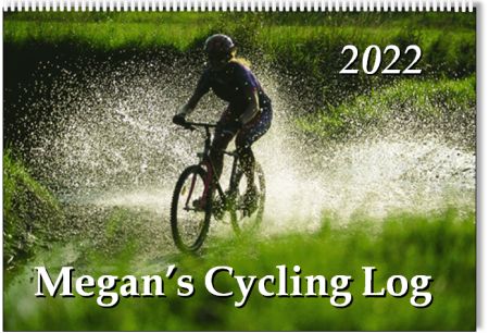 Cycling Log Book with a Personalized Cover